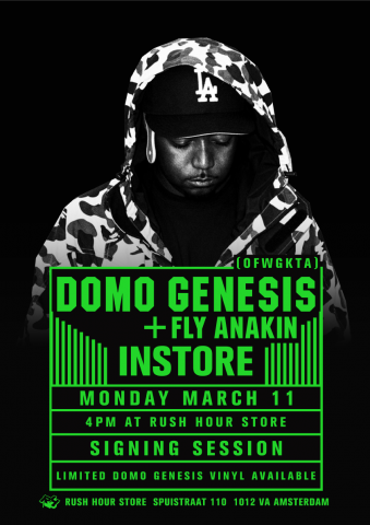 Domo Genesis Instore | Rush Hour